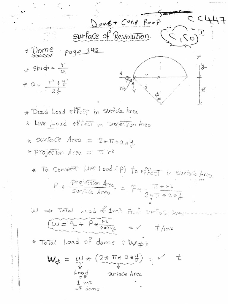 1-Dome and Cone | PDF