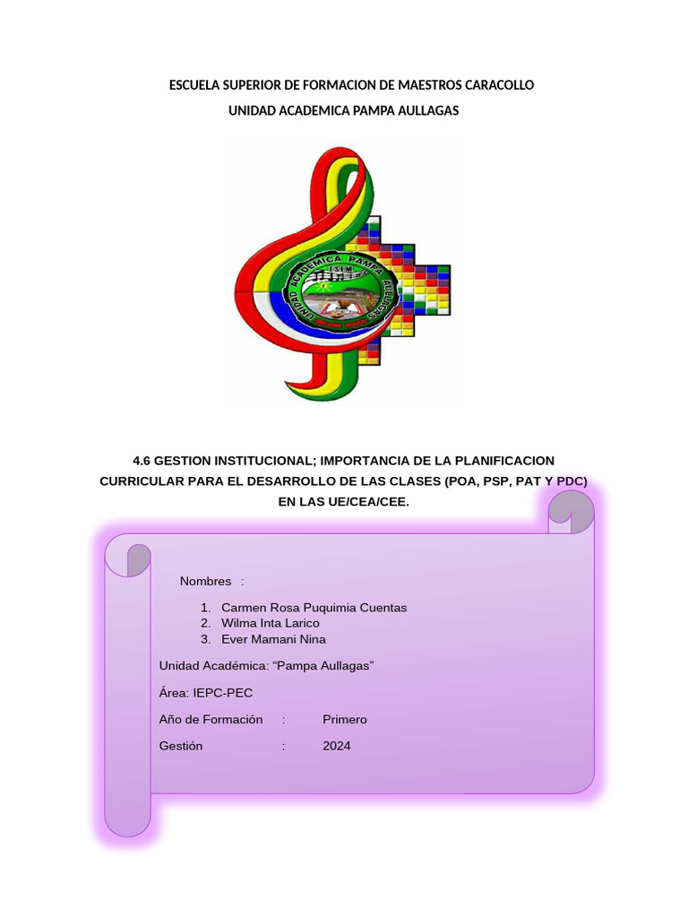 Edl 4.6. Iepc Pec | PDF | Evaluación | Plan de estudios