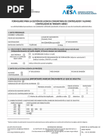 Solicitud General AESA: Instrucciones y Datos | PDF | Privacidad de la ...