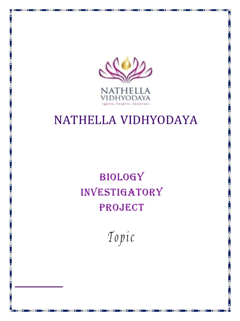 Biology Class 12 Investigatory Project-Types of Cancer | PDF | Cancer ...