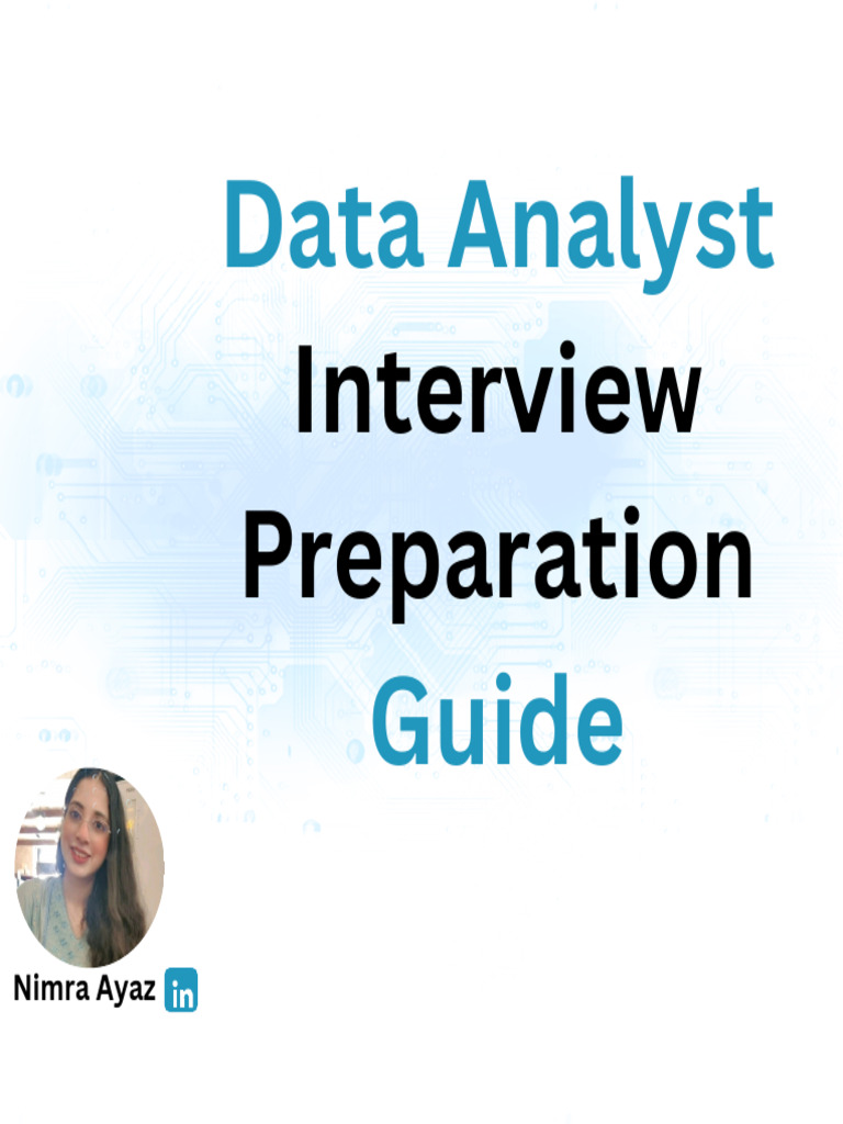Data Analytics Interview Guide | PDF | Computers