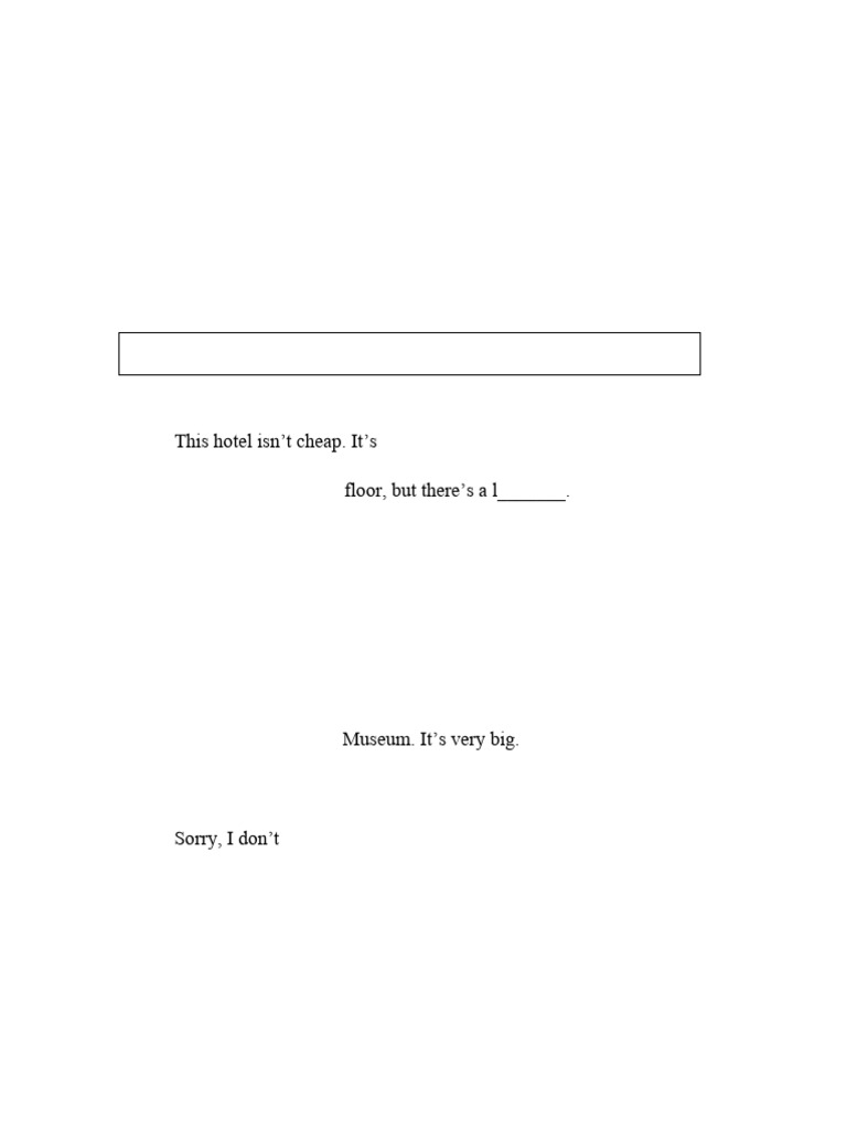 A1 Final Test Pdf Cuisine Foods