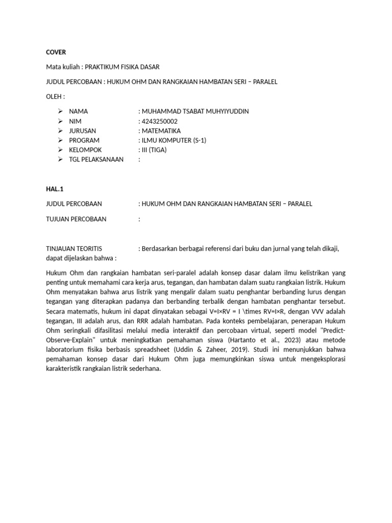 LAPRAK | PDF | Teknologi & Rekayasa