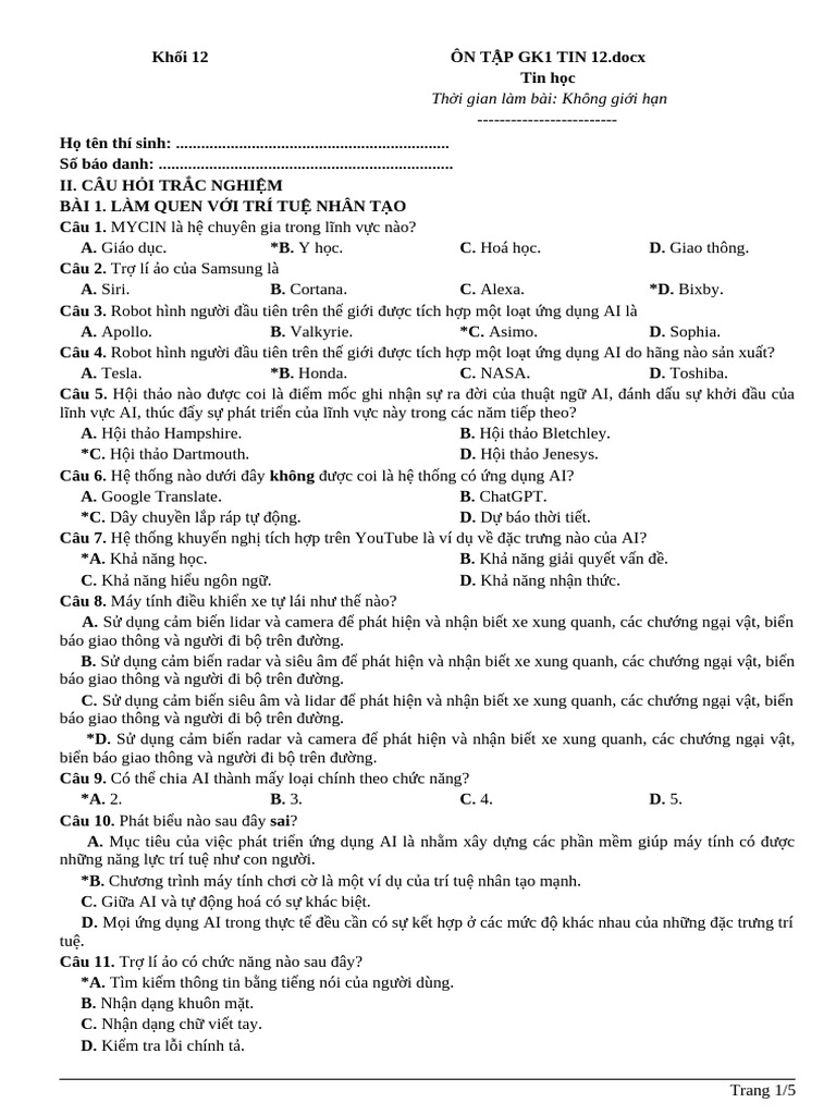 ON TAP GK1 TIN 12.docx d24d24 05 11 2024 | PDF