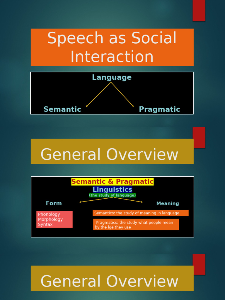 10-Speech As Social Interaction | PDF | Semantics | Interpretation (Philosophy)