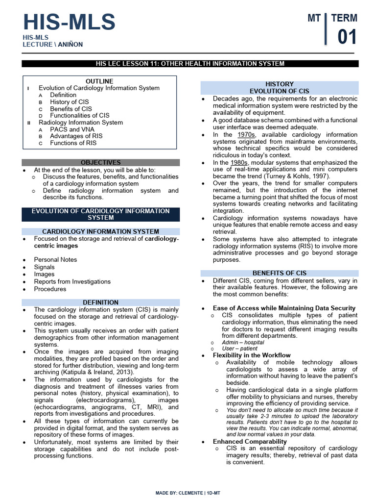 Health Information System | PDF | Medical Imaging | Medicine