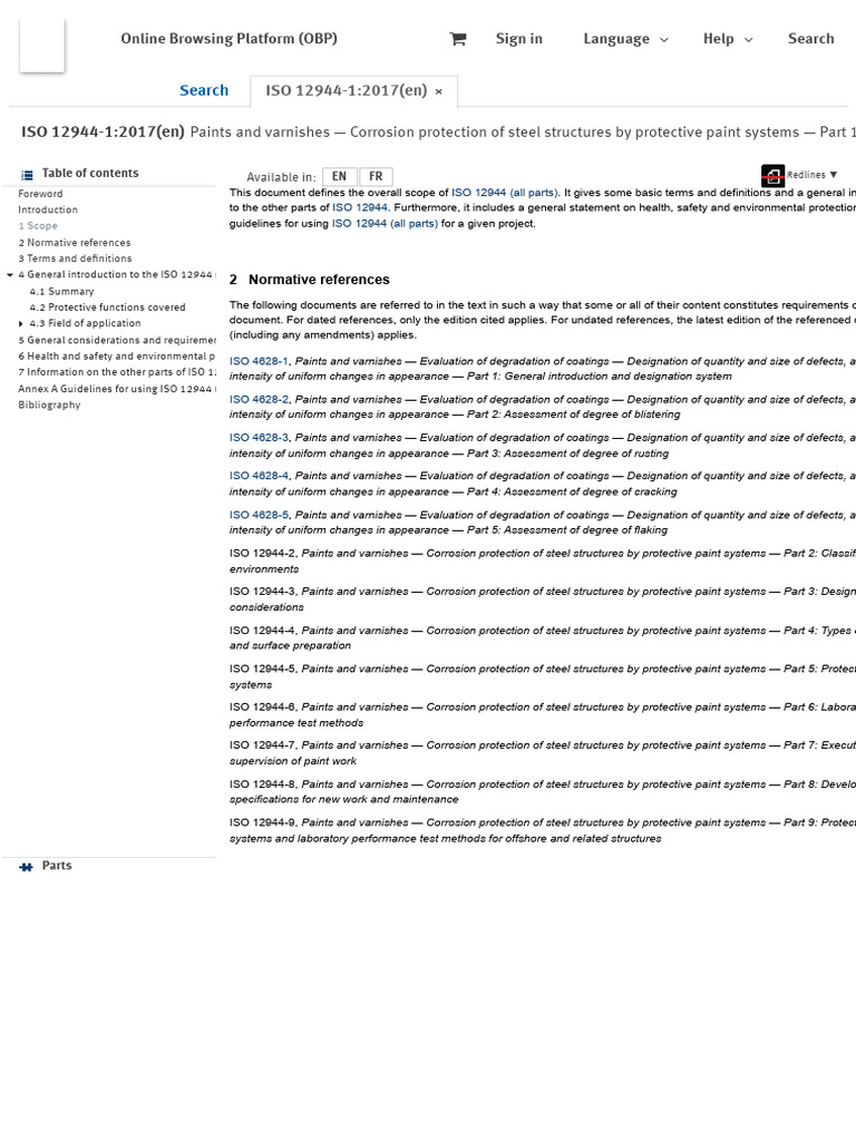ISO 12944-1:2017 Steel Paint Protection | PDF | Corrosion | Paint