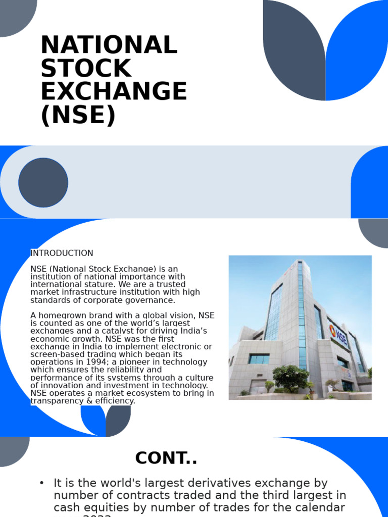 Nse Sapm Presentation | PDF | Financial Markets | Equity Securities