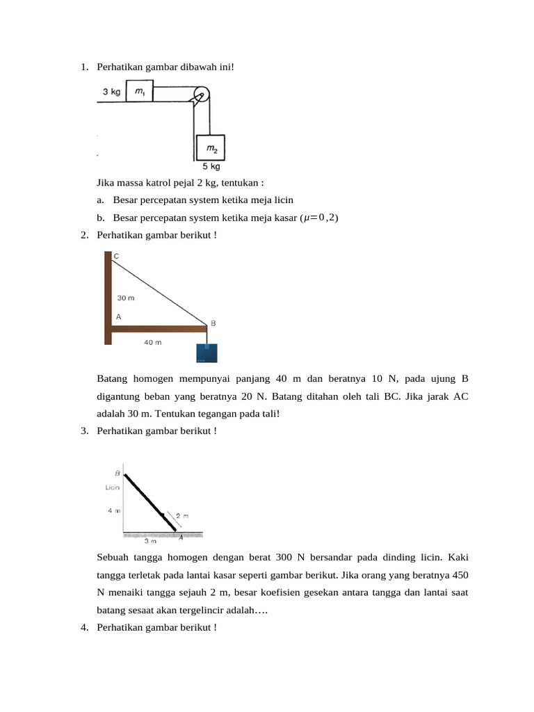 Soal Torsi | PDF | Sains & Matematika