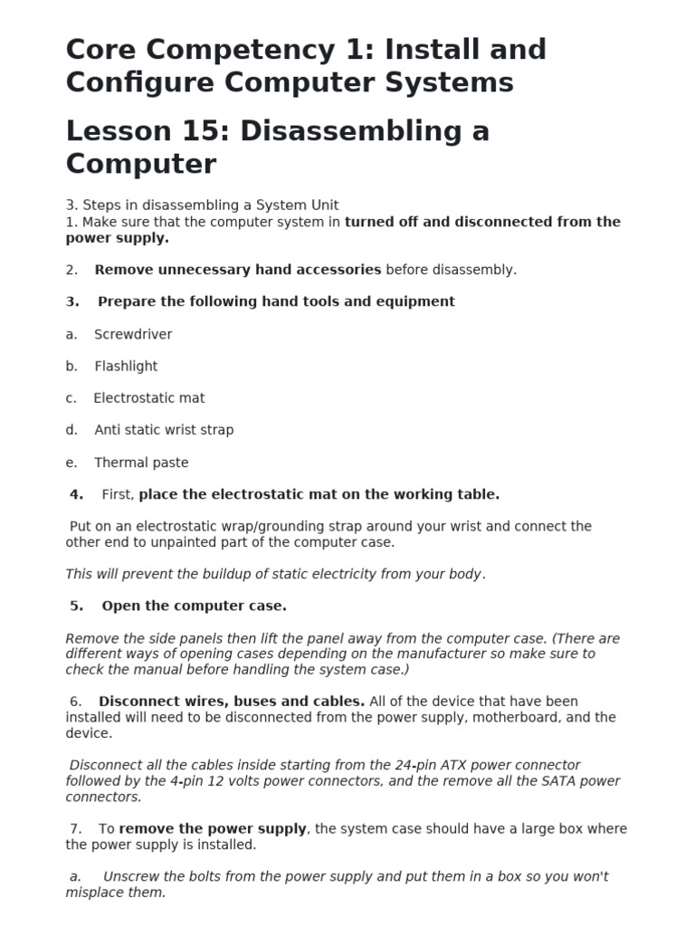 Core Competency 1 | PDF | Bios | Booting