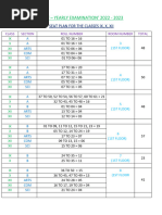 Exam Seating Plan | PDF