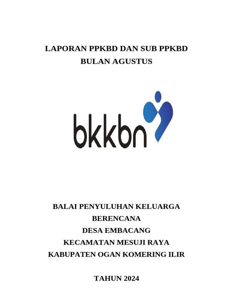 LAPORAN PPKBD Yang Baru | PDF