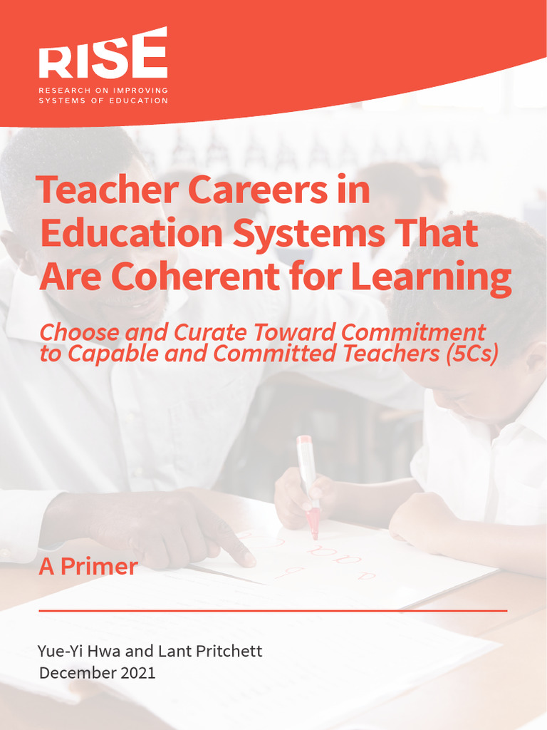 Teacher Careers Education Systems Coherent Learning | PDF | Teachers ...