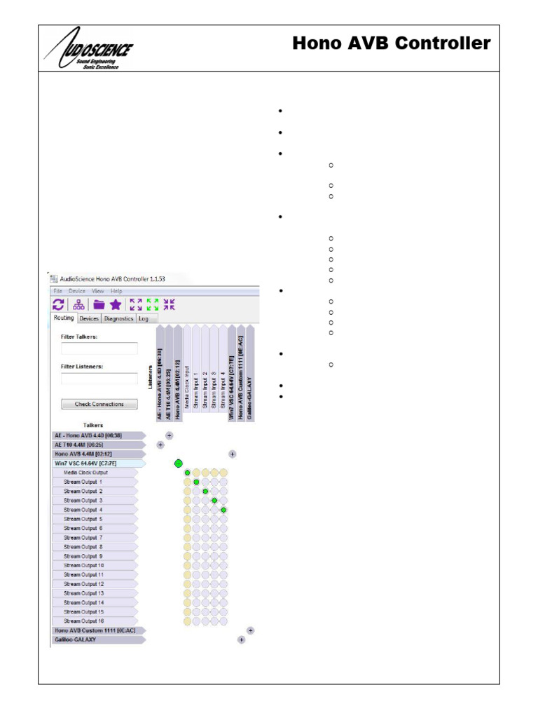Datasheet Hono AVB Controller | PDF | Computer Science | System Software