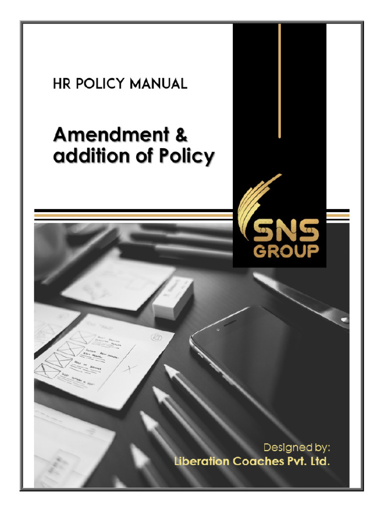 Amendment and Addition of Policy - Final | PDF | Board Of Directors