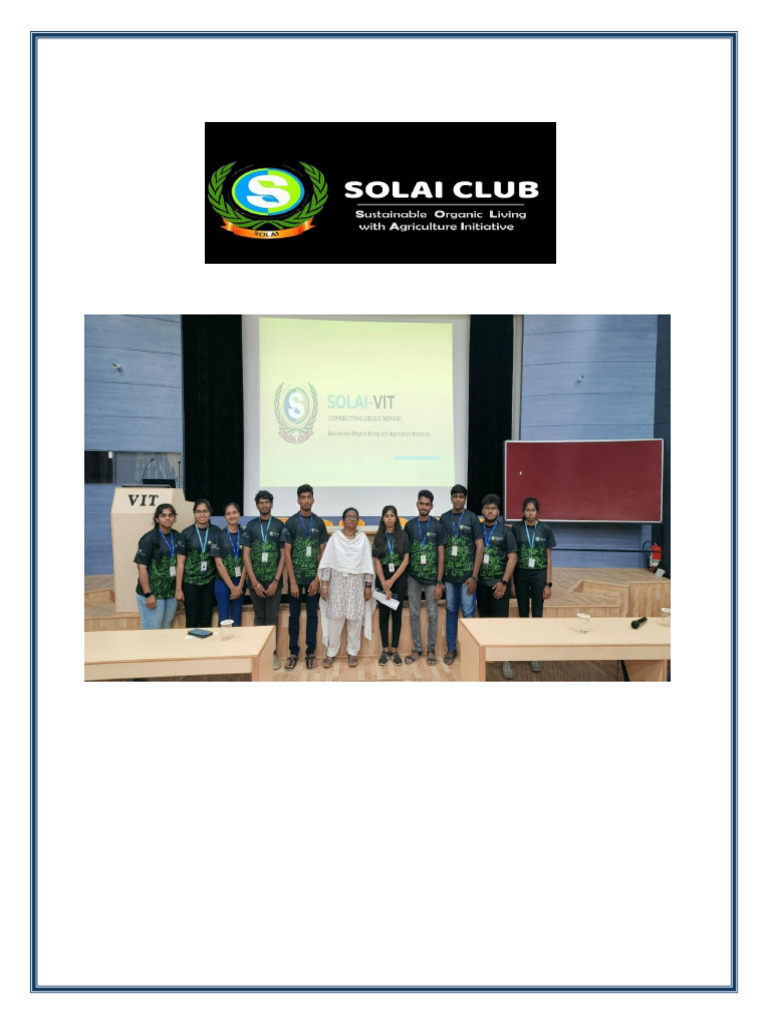 Solai Club Events | PDF