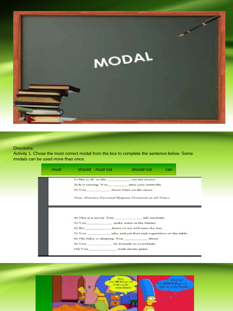 MODALS | PDF