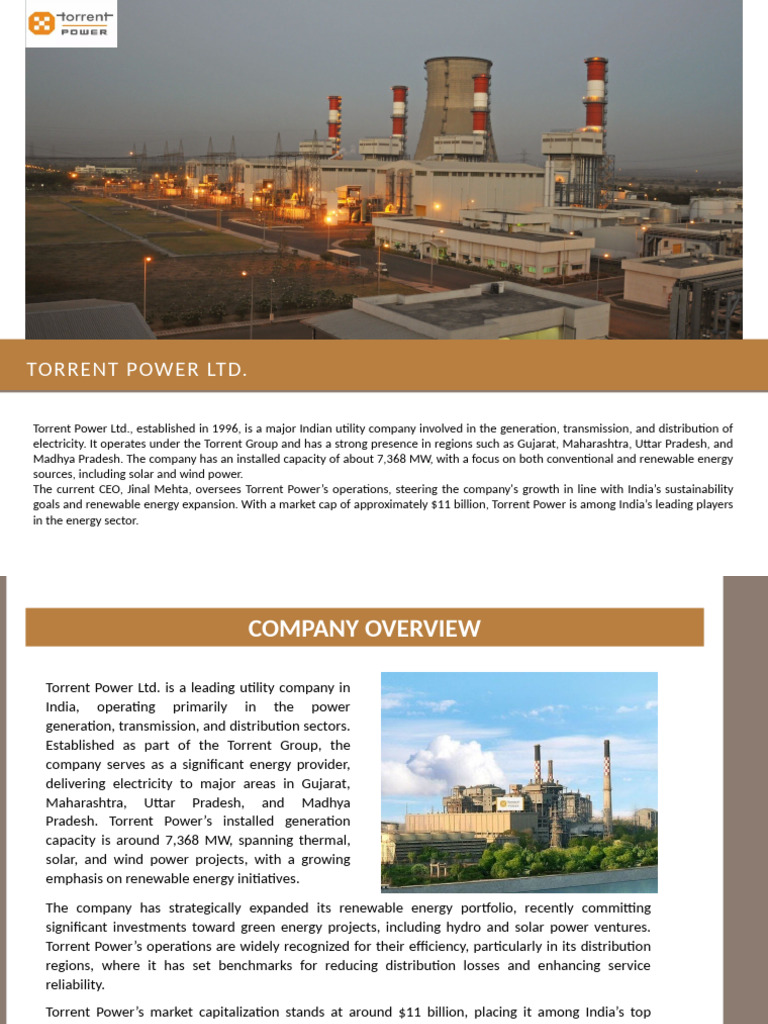 Torrent Power Ltd: 2023-24 Overview | PDF | Expense | Renewable Energy