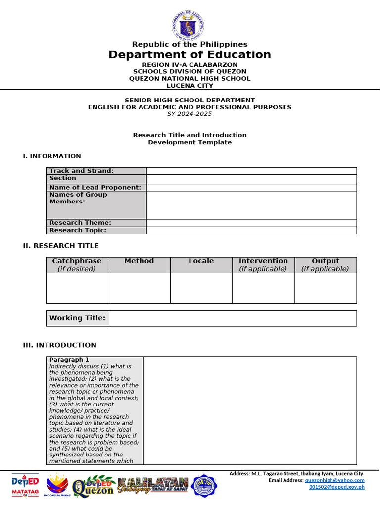 Research Tool - Research Development Template | PDF | Methodology | Science