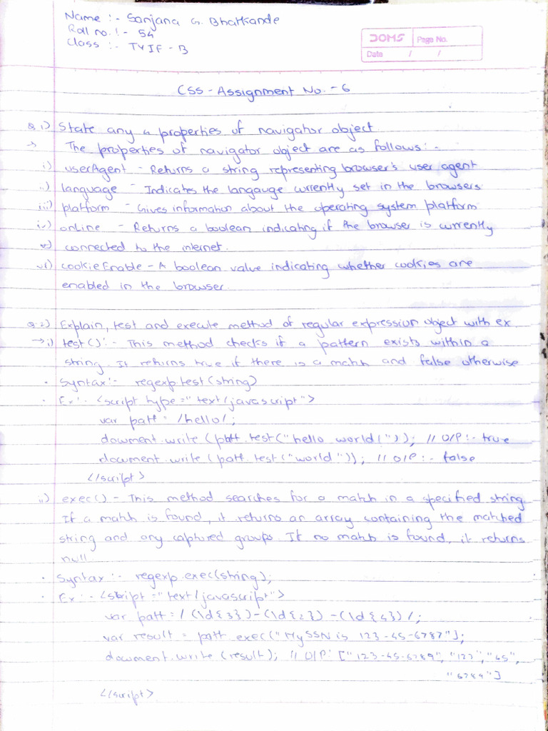 Css 6th Assignment | PDF