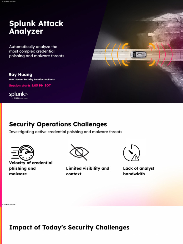 APAC Splunk Attack Analyzer Webinar | PDF | Phishing | Security