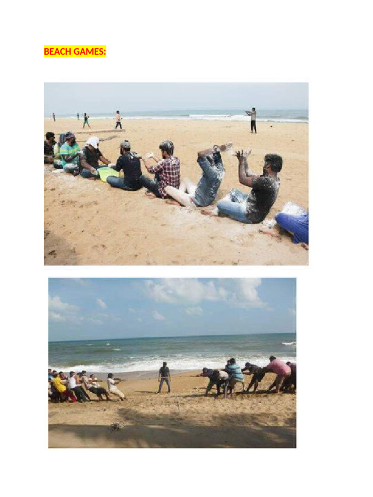 Beach Games | PDF