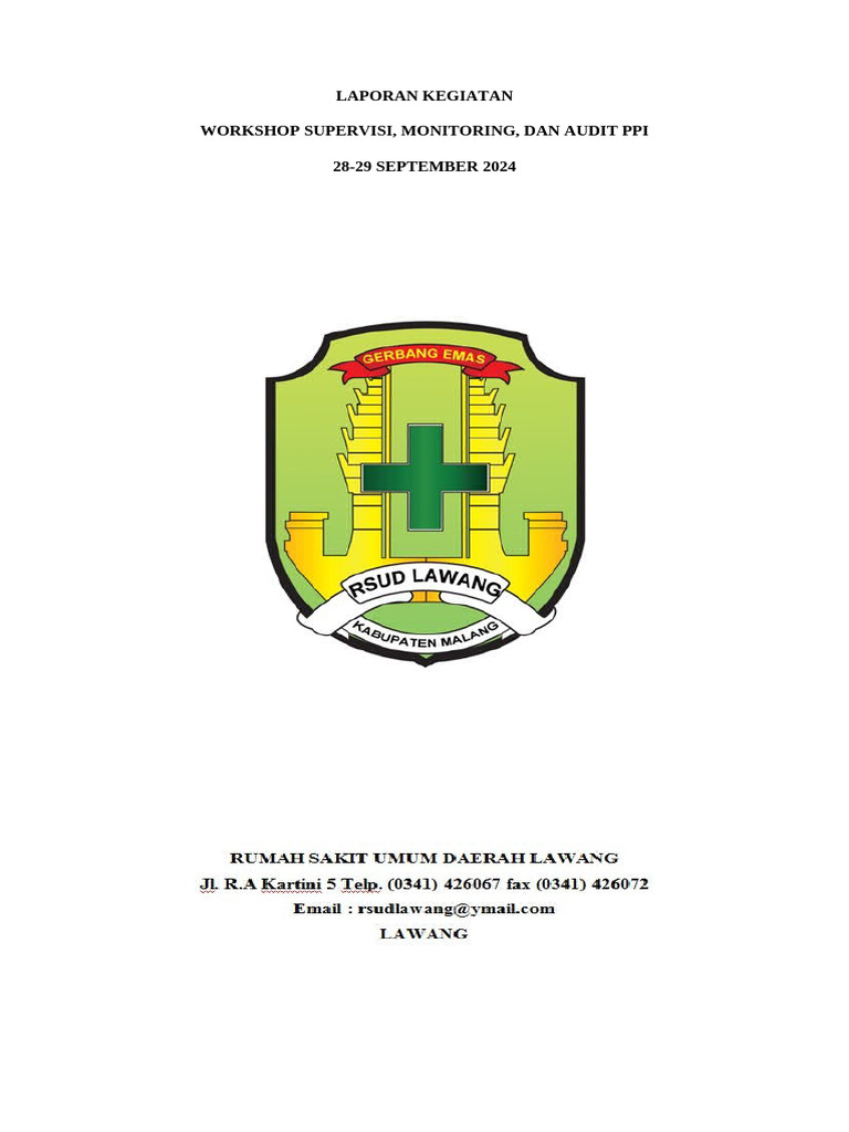Workshop Audit PPI RSUD Lawang 2024 | PDF