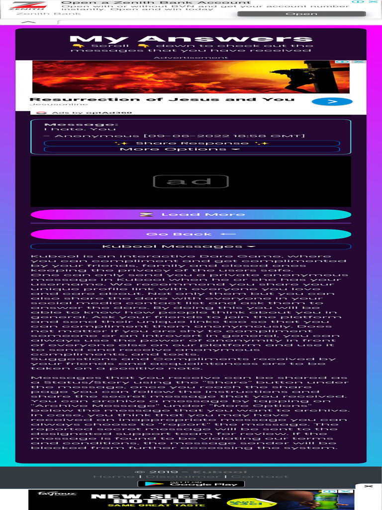 My Messages - Kubool | PDF | Online Services | Web 2.0