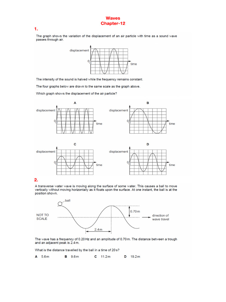 Assignment no.2 Waves | PDF