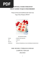 Proposal Uas Fruit Sando | PDF | Karier & Perkembangan | Pengelolaan Keuangan & Uang