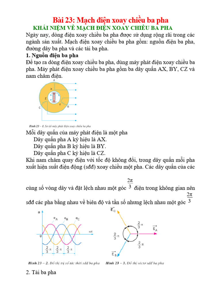 Bai 23 Mach Dien Xoay Chieu 3 Pha 173ea | PDF