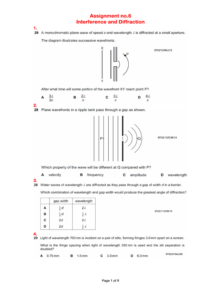 Assignment no.6 | PDF