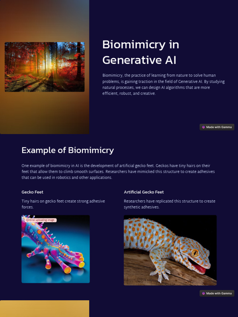 Biomimicry's Role in Generative AI | PDF | Artificial Intelligence ...