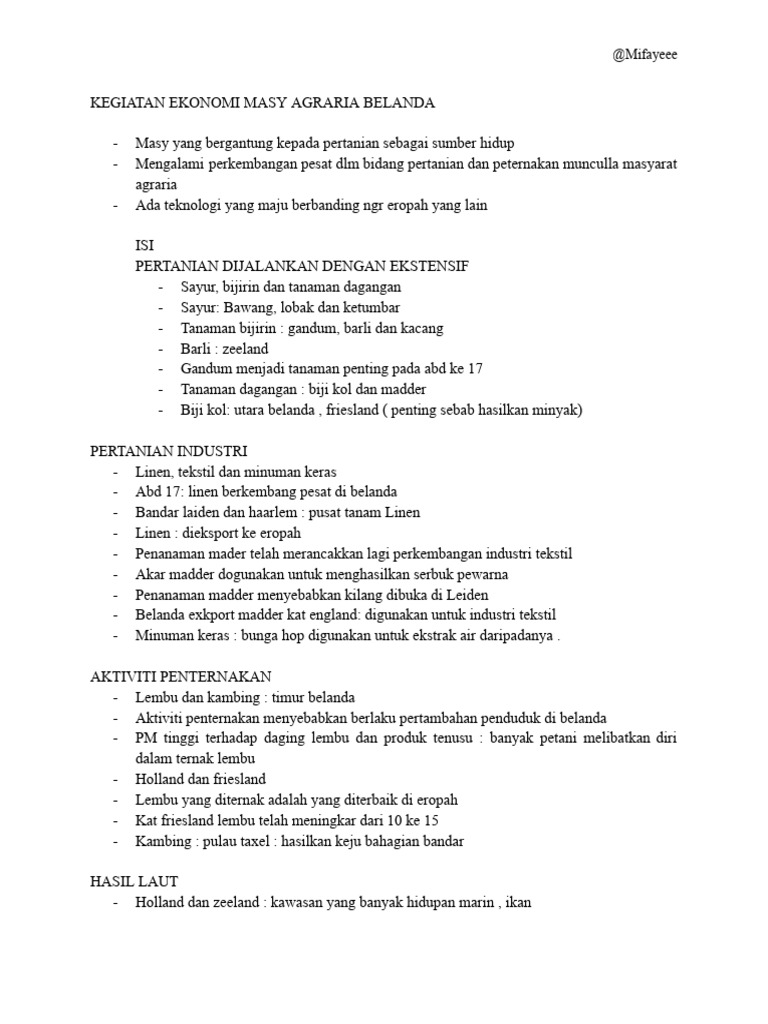 Nota Ringkas Tema1 | PDF