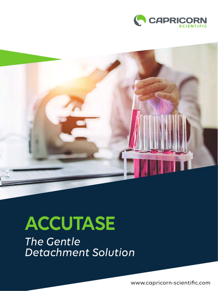Capricorn Scientific - Accutase - EN | PDF | Trypsin | Cell Culture