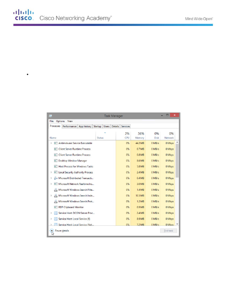 Task Manager Lab for Windows 8 Users | PDF | Operating System Families ...