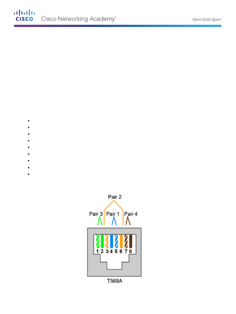 Build and Test Ethernet Cables Lab | PDF | Electrical Connector ...