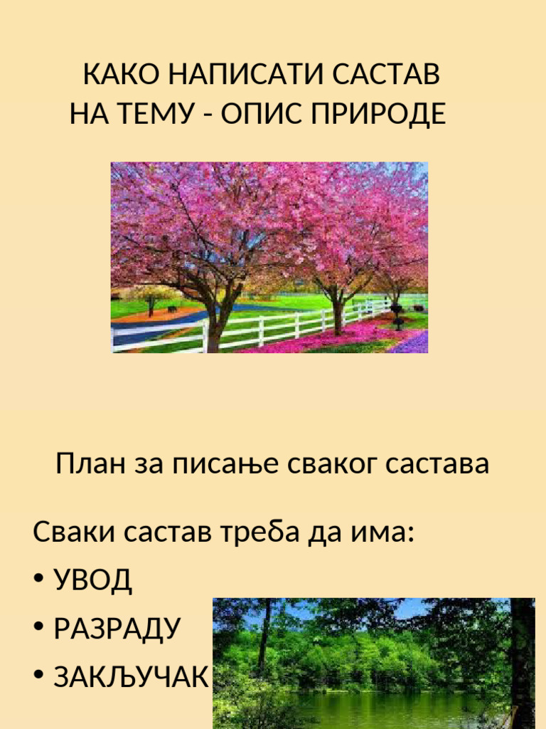 Kako Napisati Sastav | PDF