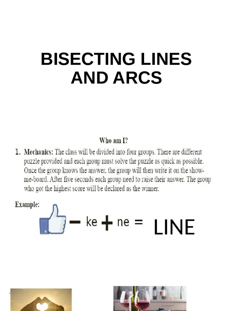 Bisecting Lines and Arcs | PDF