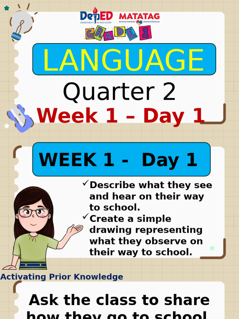 Language Q2 W1 Day1 | PDF