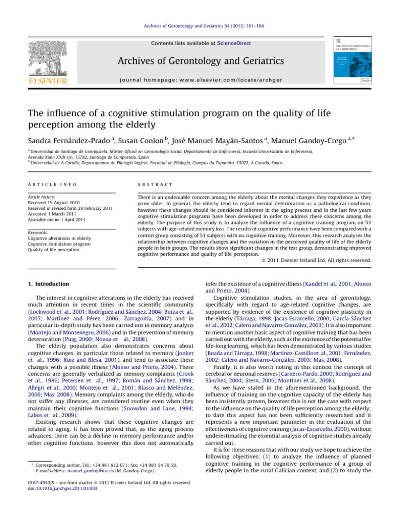12 Steps For Improving Cognition | PDF | Cognition | Mental Disorder