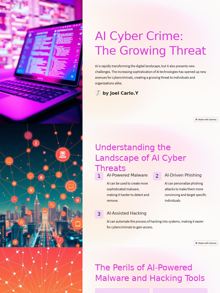 AI Cyber Crime The Growing Threat | PDF | Security | Computer Security