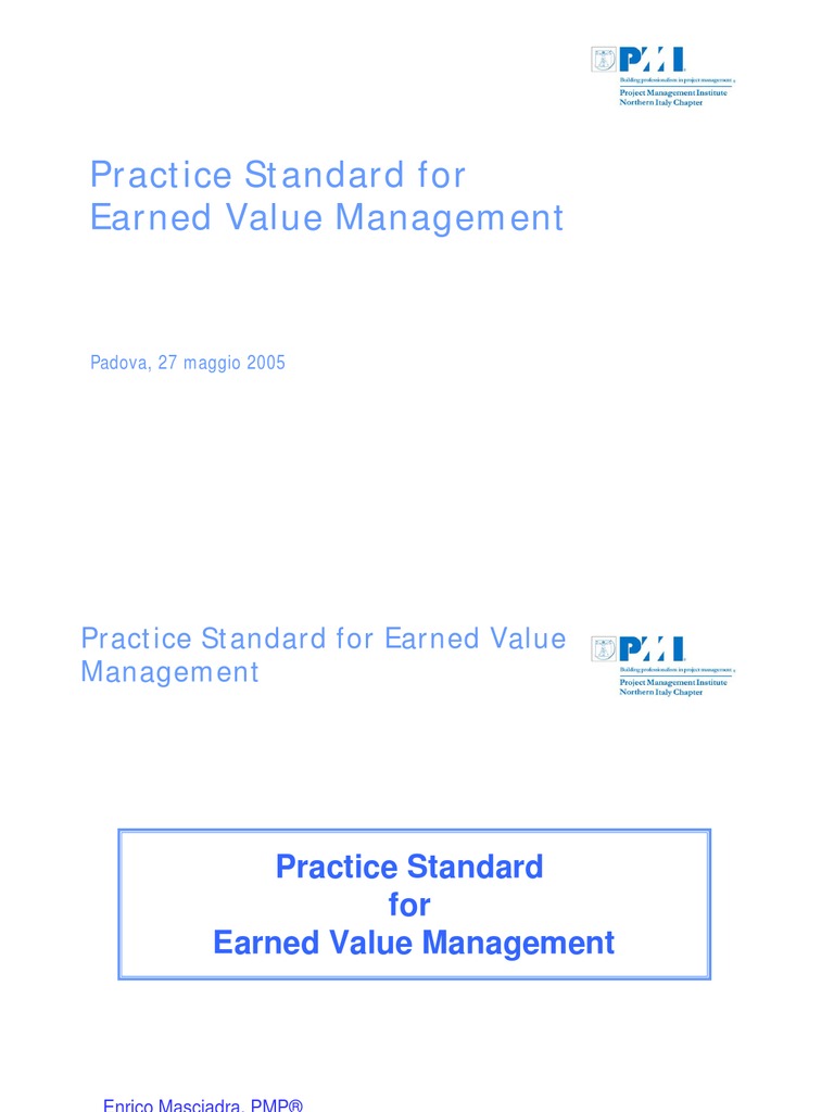 Practice Standard For EVM A | PDF | Business