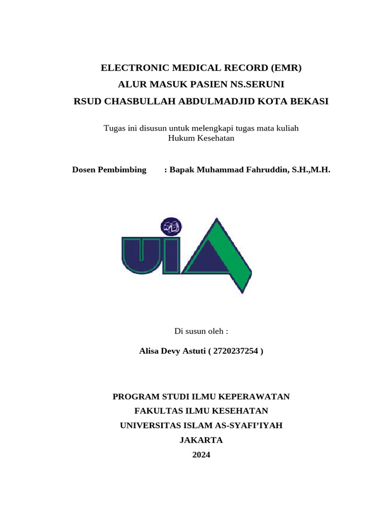 E-Medical Record (Alisa) | PDF | Pengembangan Diri | Kesehatan Holistik