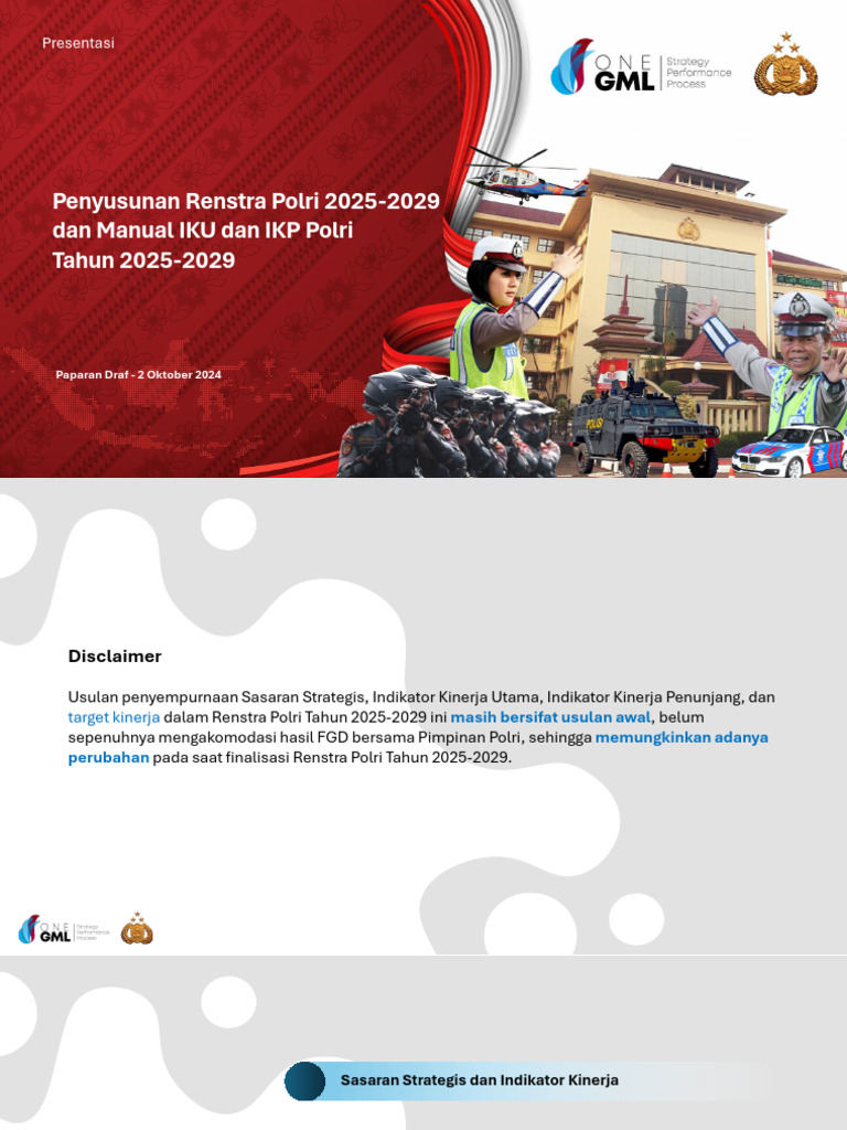 Polri - Presentasi - Renstra Polri 2025-2029 - Draf v2.1 | PDF