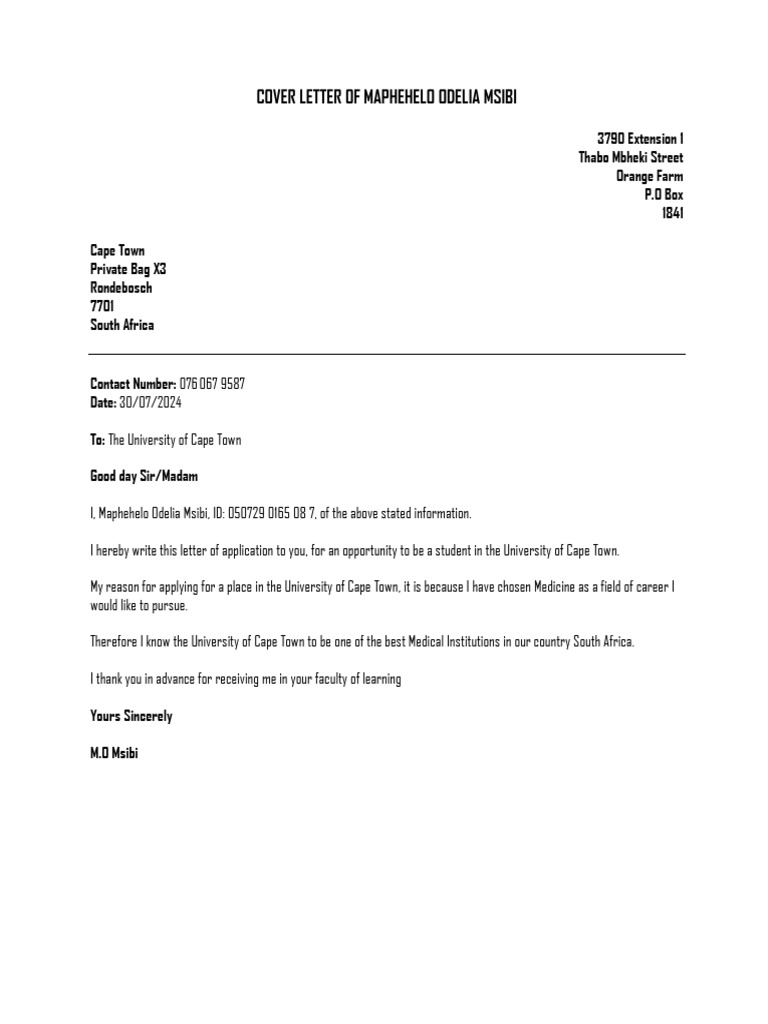 Curriculum - Vitae of M.o.msibi | PDF | Linguistics