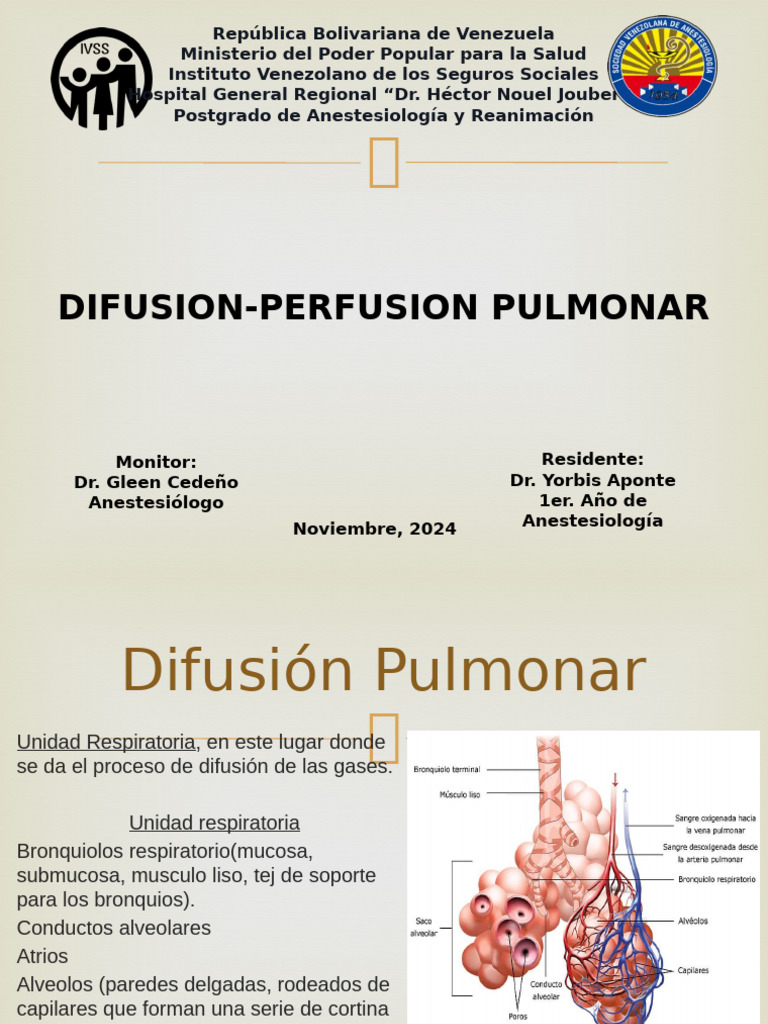 difusion pulmonar22 | PDF | Pulmón | Difusión
