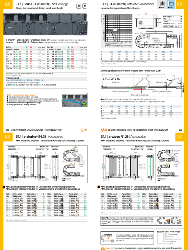ECS CAT E-Chain Catalogue Series E4.28 EN DE 1 | PDF