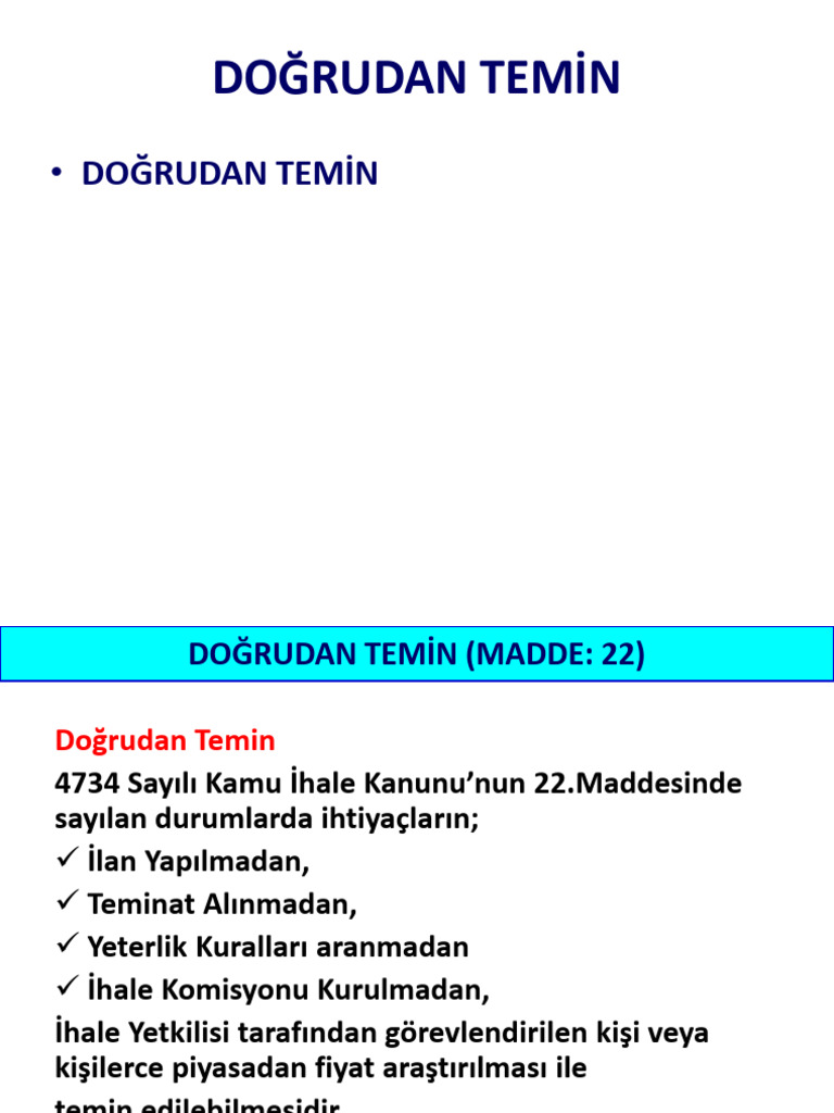 Dogrudan-Temin 22 B | PDF