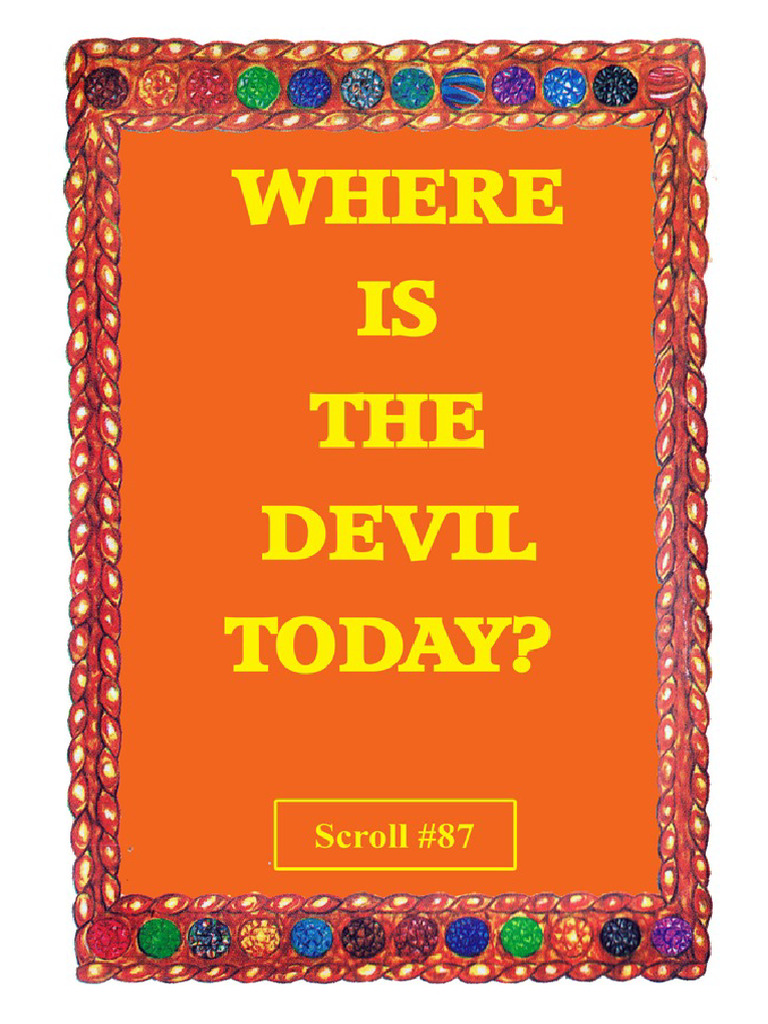 Where Is The Devil Today | PDF